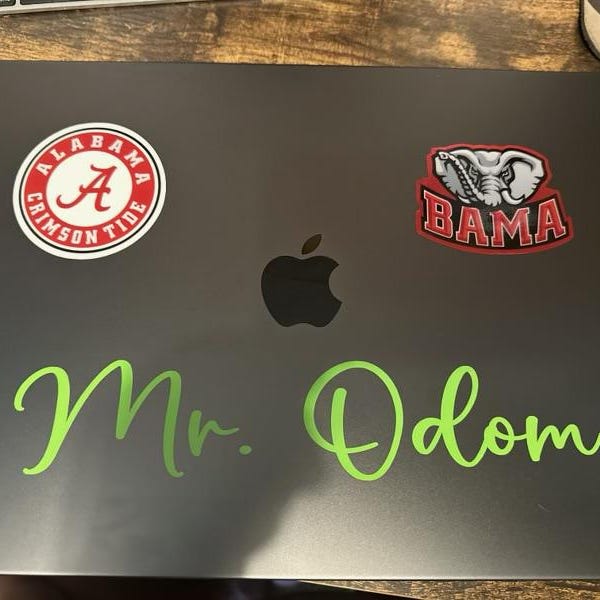 University of Alabama Sticker Handmade Weatherproof Sticker 3 - Etsy