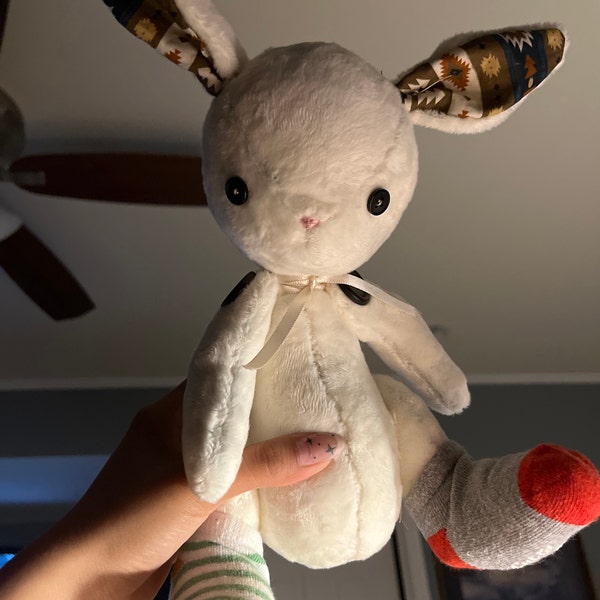 Plush Bunny Sewing Pattern and Instructions - Etsy