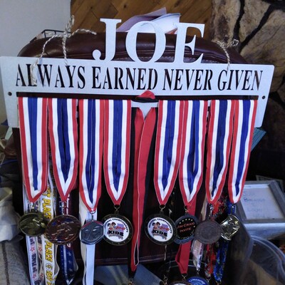 Custom Horse Ribbon Holder Medal Hanger Medal Holder With Name - Etsy