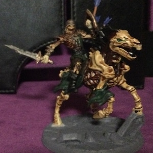 Nightmare Rider Mounted Undead V2 3D Printed Resin Miniature | Etsy