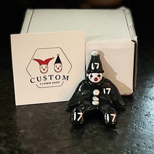 Mini Primary Colors Clown Figurine - Etsy