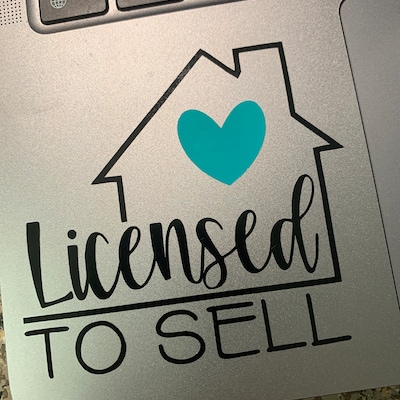 Real Estate Decal Real Estate Sticker House Decal House Sticker ...