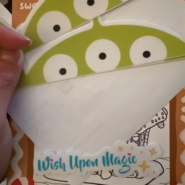 Toy Story Alien Peeker Transparent Car Decal/pixar Peekaboo Window ...