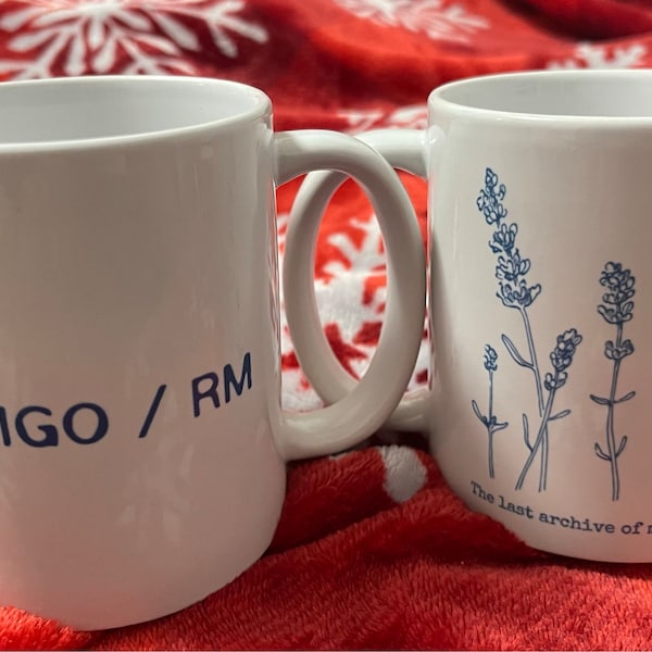 Indigo RM Mug, Namjoon Mug, Gift for Bts Fan, Bts Merch, Kim Namjoon ...