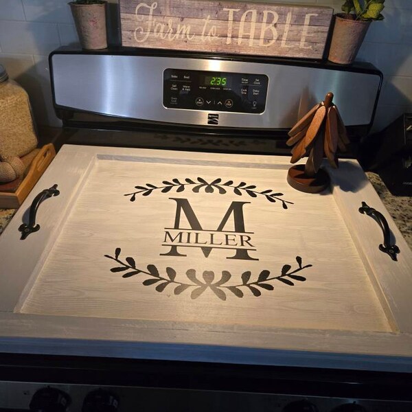 Urban Stove Top Cover,5 STYLES ,custom Stove Cover, CUSTOM Sizes, Gas ...