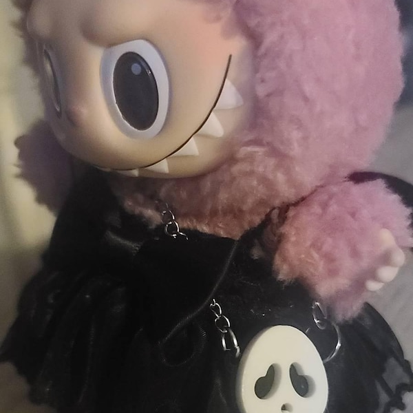 Glitter Blue Mouse Ears Fit Labubu, Labubu Outfit, Labubu Keychain ...