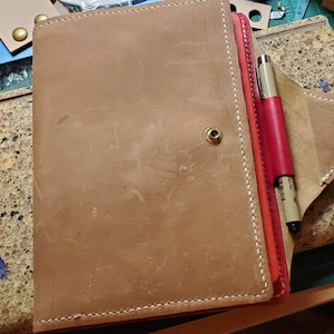 Notebook Leather Cover A5, PDF Pattern, Journal Leather Cover ...