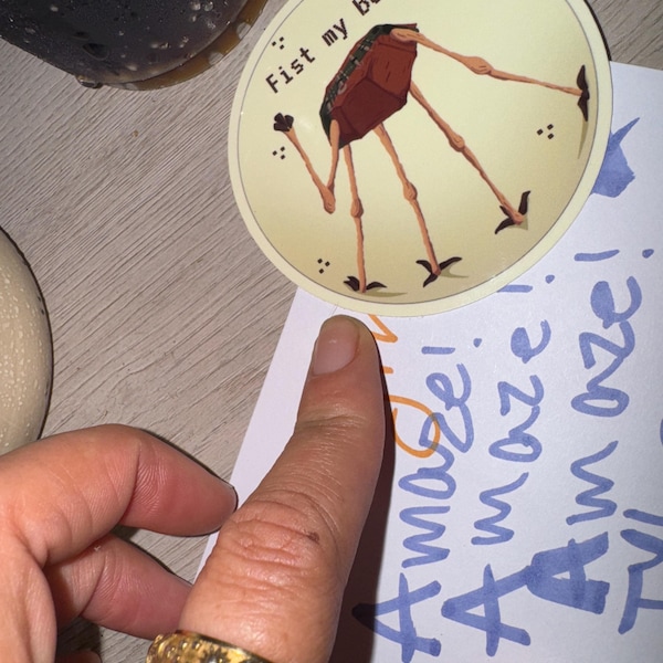 Project Hail Mary Inspired Rocky Stickers - Booktok - Sci-fi - Andy ...