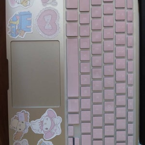 Pink Silicone Keyboard Cover, Tech Accessory, MacBook Pro Keyboard ...