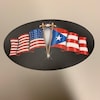One USA & Mexican Unity Flags Vinyl Oval Decal Bumper Sticker 3 X 6 ...