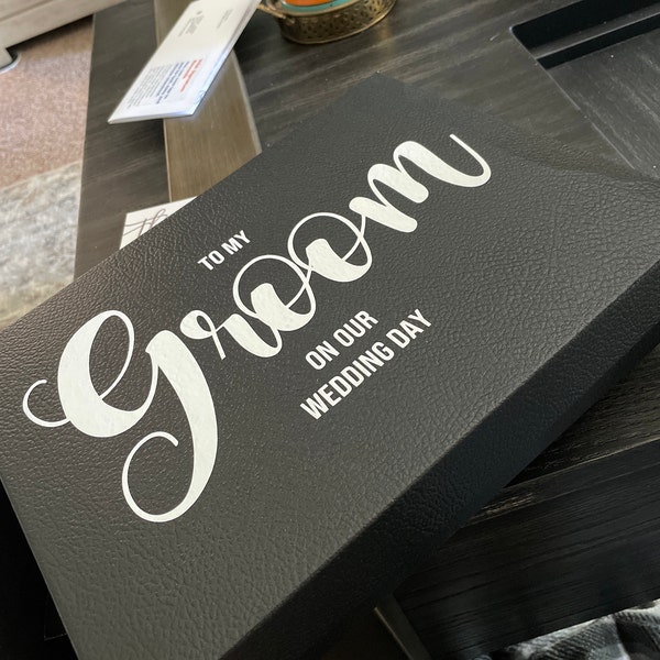 Grooms Gift From Bride on Wedding Day, Groom Box, Groom Gift Box ...
