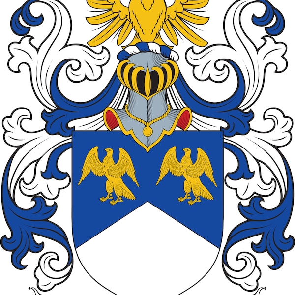 Foster Family Crest Digital Download Foster Coat of Arms JPG File ...