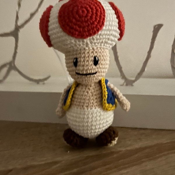 CROCHET PATTERN - Toad Super Mario Bros - PDF File- English, French - Etsy