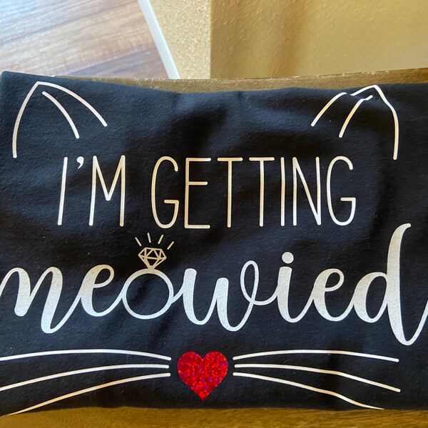 I'm Getting Meowied Svg, Engagement Ring Svg. Vector Cut File for ...