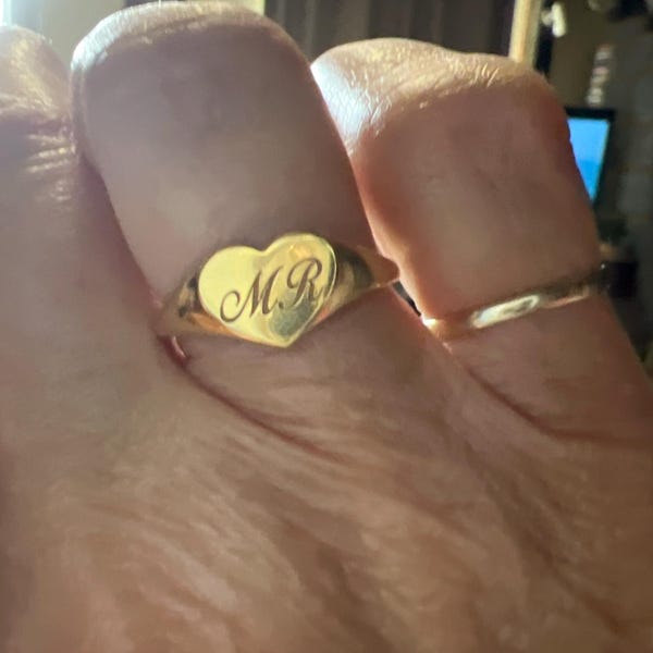 Mickey Mouse Ring Sterling Silver Ring Signet Ring Mickey Ring Engraved ...