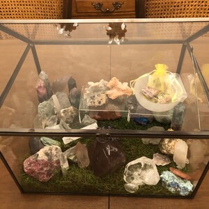 MEGA METAPHYSICAL SET With Wood Display Case Azeztulite | Etsy