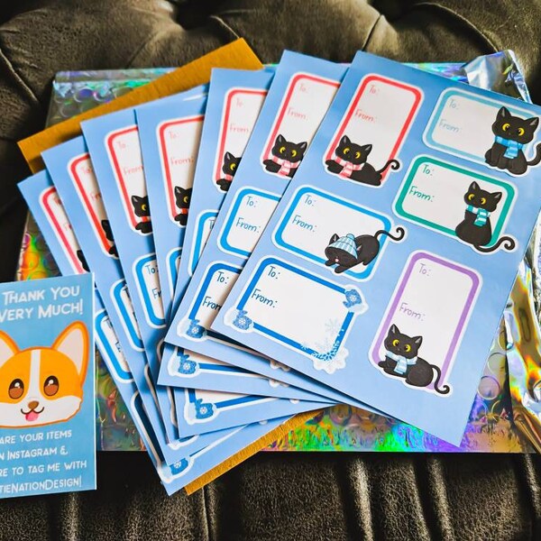 Tri-colored Corgi Vinyl Stickers and Sticker Pack, Holographic - Etsy