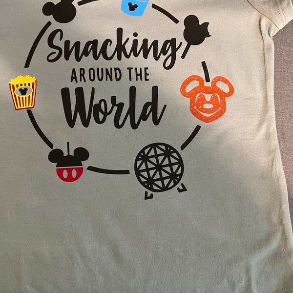 Snacking Around the World - EPCOT WDW Resort & Parks - SVG, Png, Jpg ...