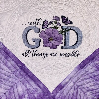 Grown in Grace Machine Embroidery Design. 5 Sizes. Christian Embroidery ...