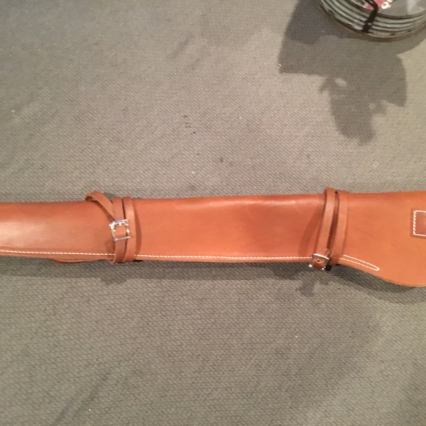 Leather Rifle Scabbard for Lever Action Carbine Horseback or ATV ...