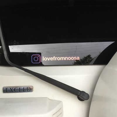 Two Custom Instagram Name handle Vinyl Stickers. Cute Instagram Decal ...