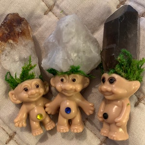 Mini Angel Aura Quartz Troll Crystal Troll Crystal Decor - Etsy
