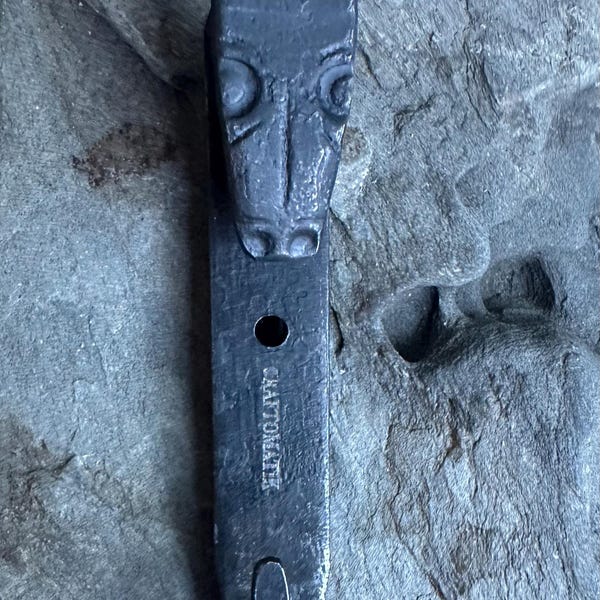 Fibula Garment Pin - Viking Clasp Fibula - Medieval LARP- Hand Forged ...