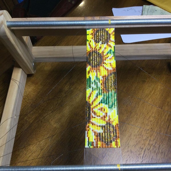 Bead Loom Vintage Floral Border 4 Bracelet Pattern PDF - Etsy