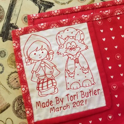 Snowflakes Redwork Embroidery Machine Designs 10 Patterns 2 Sizes Each ...