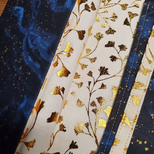 Reversible Book Cover Adjustable Bible Pouch Reusable Fabric Dust ...