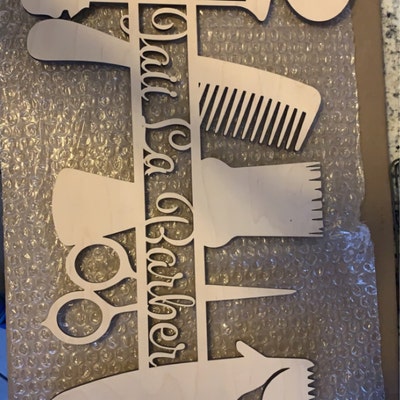 Personalized Barber Sign Wall Hanging Door Hanger Barber - Etsy