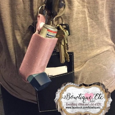 DIGITAL FILE ITH Embroidery Designs Basic Inhaler Holder for - Etsy