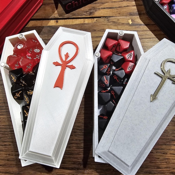 Vampire the Masquerade Coffin Dice Box - Etsy