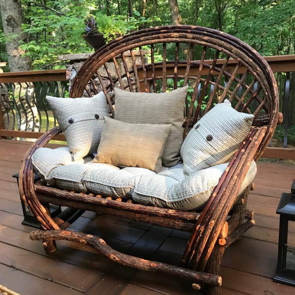 One Rústico Handmade Willow Chair - Etsy