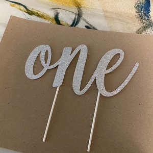 Baby Girl Cake Topper One Cake Topper First Birthday Cake - Etsy