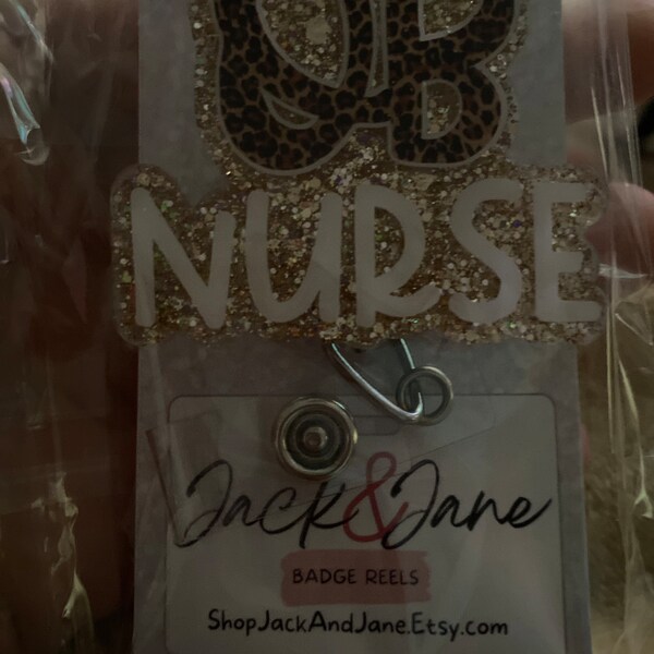 OB Nurse Badge Reel, Obstetrics Nurse Badge Holder, Retractable Badge ...