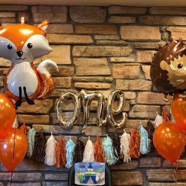 Woodland Animal Balloons, Woodland Baby Shower, Woodland Birthday ...