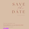 Intimate Wedding Invitation Template, Minimal Small Ceremony Invite ...