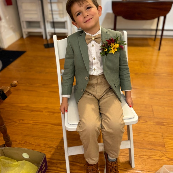 Boy's 5-pieces- Elegant Black, Burgundy Tuxedo Suit, Suit for Kid ...