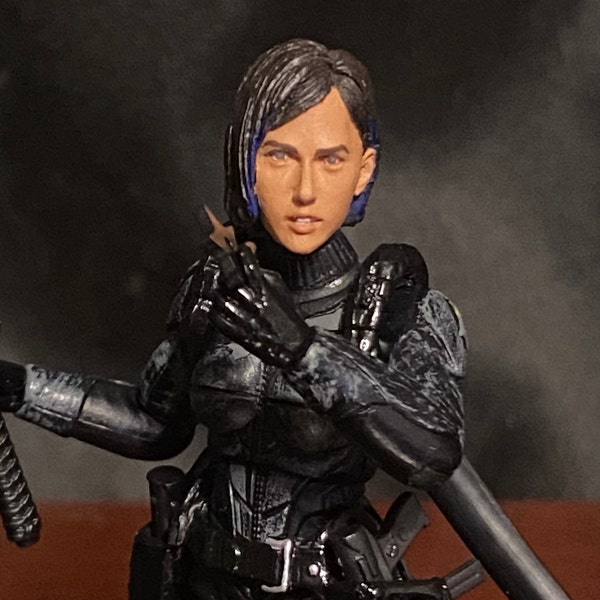 FEMALE CUSTOM Casted Miniature HEAD for Action Figures - Etsy
