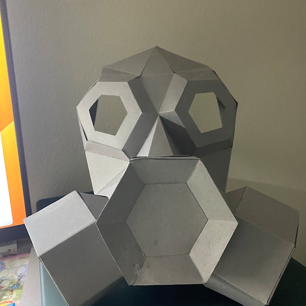 DIY Gas Mask, Steampunk Mask, 3D Paper Craft Template, Halloween Mask ...