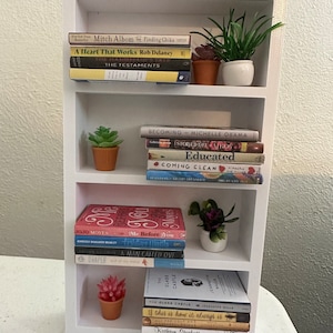 3D Printed Mini Bookshelf - Etsy