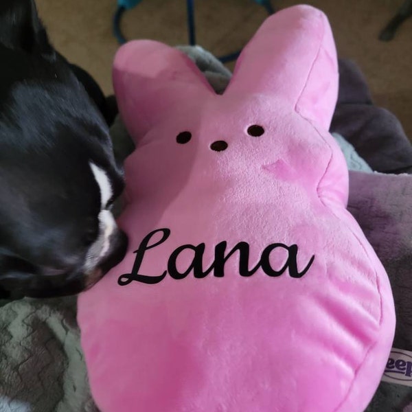 Extra Large 15” Personalized Plush Easter Peeps, Personalized Easter ...