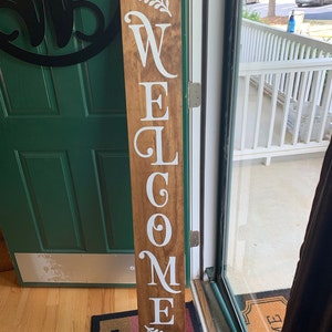 Front Porch Welcome Sign 5 Foot Welcome Sign 4 Foot | Etsy
