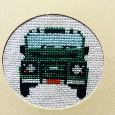 Land Rover Defender Counted Cross Stitch PDF Pattern - Etsy
