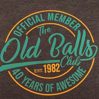 40th Birthday Svg, Official Member the Old Balls Club Est 1984, 40th ...