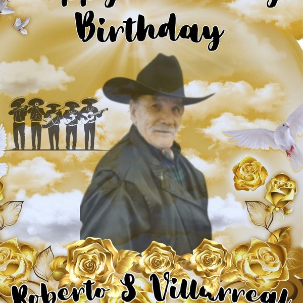 In Loving Memory Png-gold Memorial Template | Instant Download ...