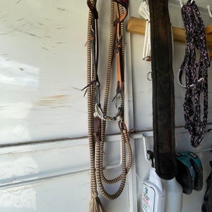 Rope Halter & Mecates Natural Horsemanship Hackamore 21 - Etsy