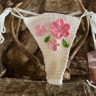 Crochet Bikini Pattern, Crochet Lingerie Pattern, Crochet Pineapple ...