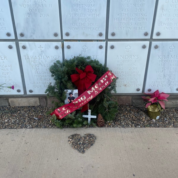 Personalized Memorial Funeral Sash Ribbon or Celebration of Life in ...